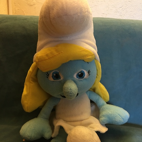 Toys | Vintage Smurfette Plush 14 | Poshmark